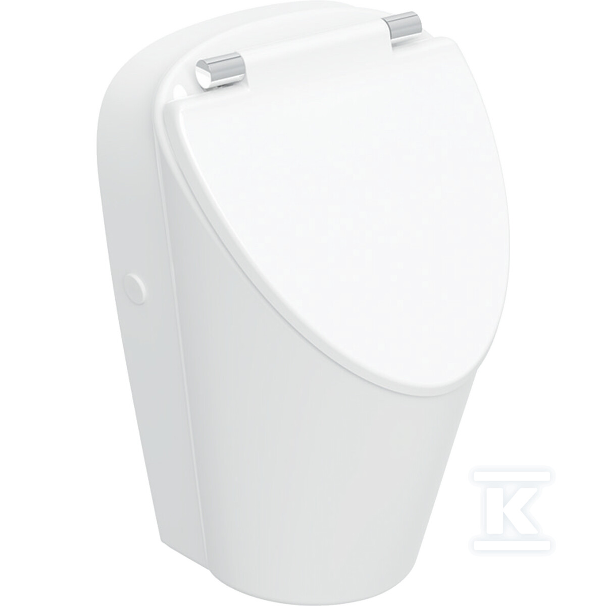 Pisuar Geberit Selnova S z pokrywą, dopływ z tyłu, odpływ do tyłu lub w ...