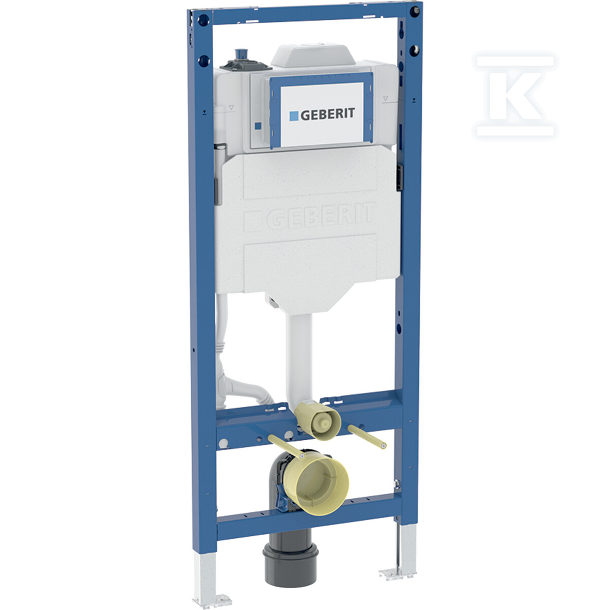 Geberit Duofix concealed frame for wall-hung WC bowls, 120 cm, with ...