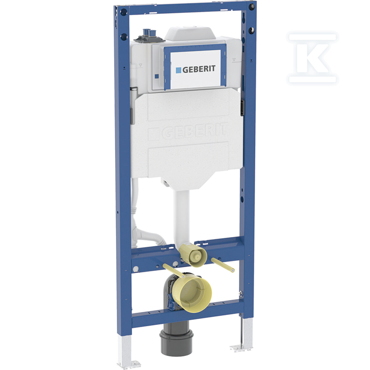 Geberit Duofix concealed frame for wall-hung WC bowls, 120 cm, with ...