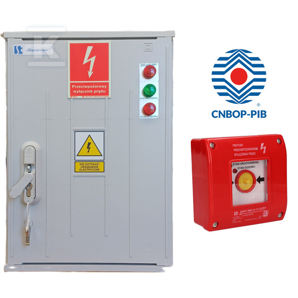 Execution set for fire alarm and signaling PWP1-UWS100 power cut-off ...