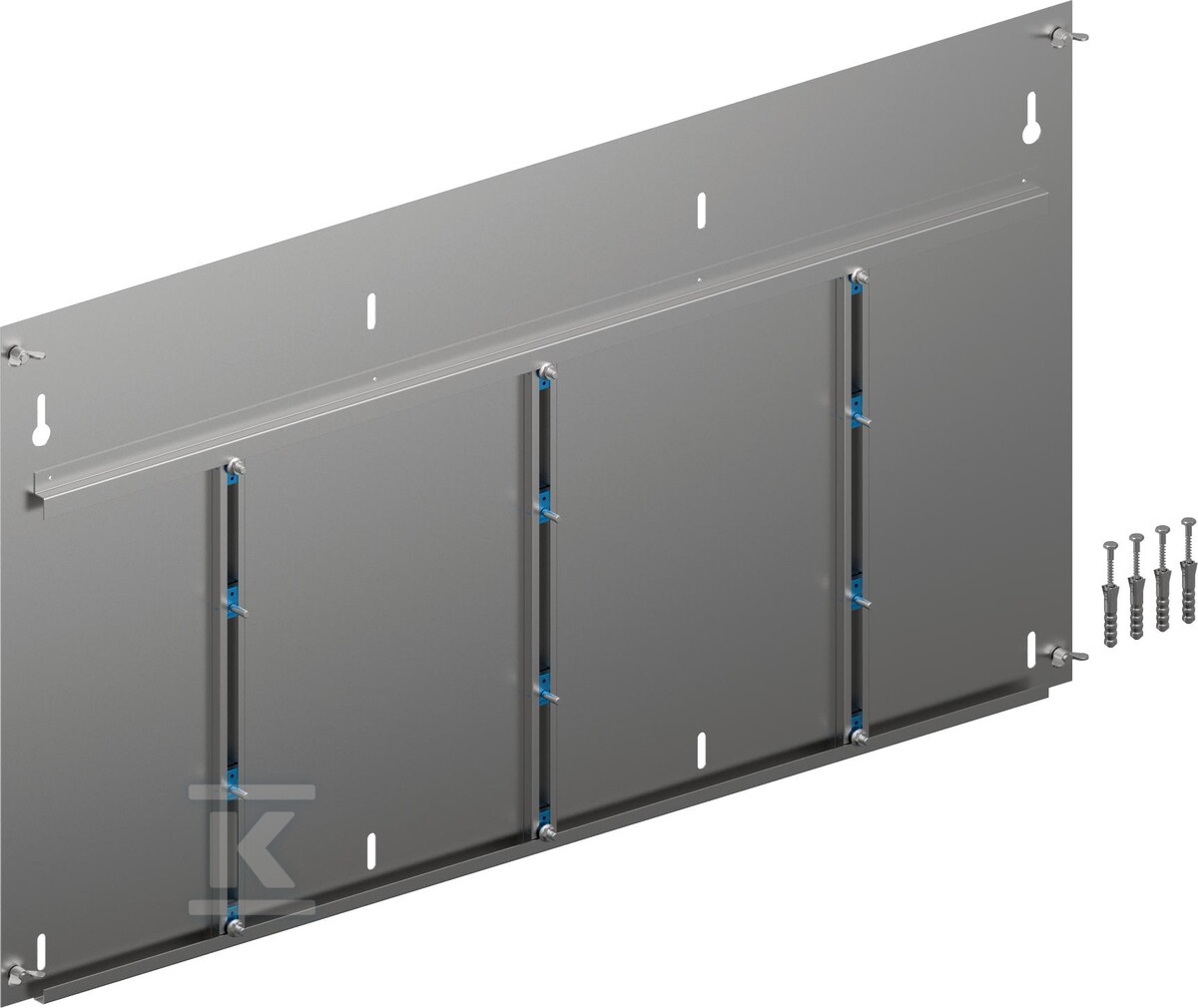 Panel of the cabinet OW 1050x730x135, rear, Uponor Vario 1136227 ...