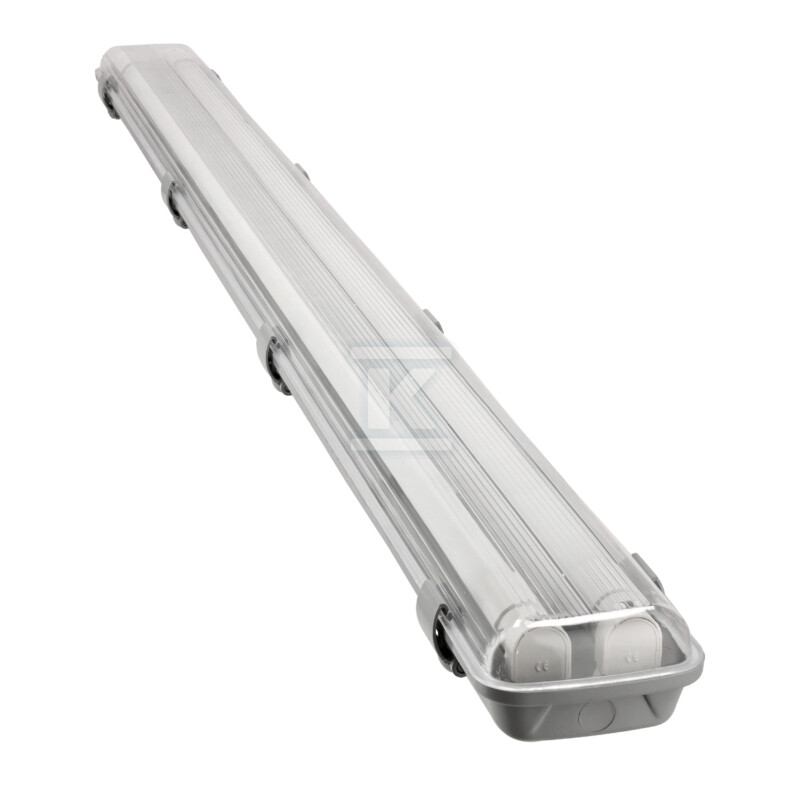 Luminaria estanca para tubos LED G13, 2xT8, 2x18W, 2x1800lm, 4000K ...