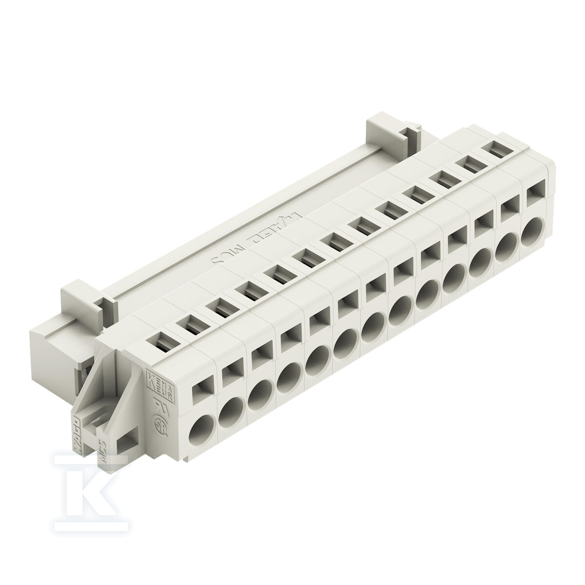 Wtyk 1-przewodowy, CAGE CLAMP®, 2,5 mm2, raster 5 mm, 13-biegunowe 100% ...
