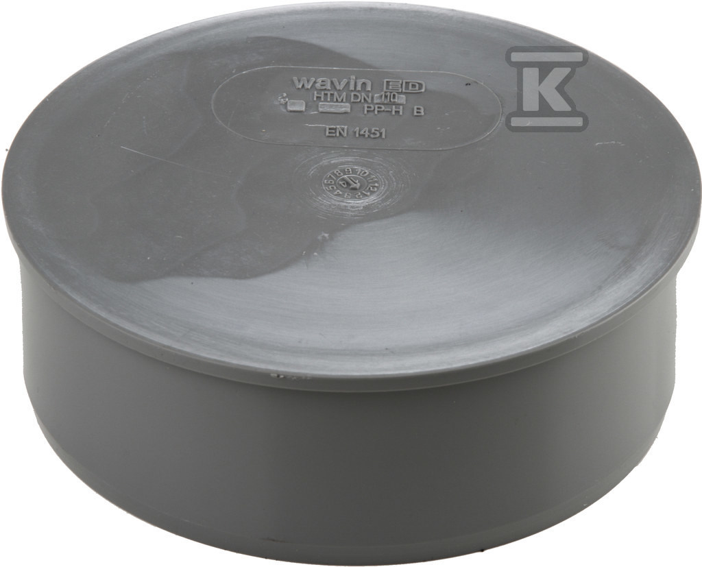 Korek PP-HT 40 sanitarny, do kanalizacji wewnętrznej, kolor popiel ...