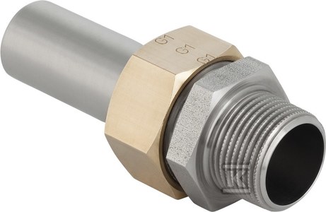 Geberit Mapress Edelstahl fitting, transition, with ext. d35-R1¼ 35408 ...