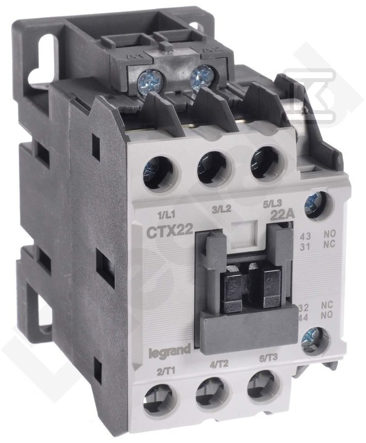 CTX3 3P 22A contactor 1NO1NC 24V AC 416110 - Onninen Wholesale