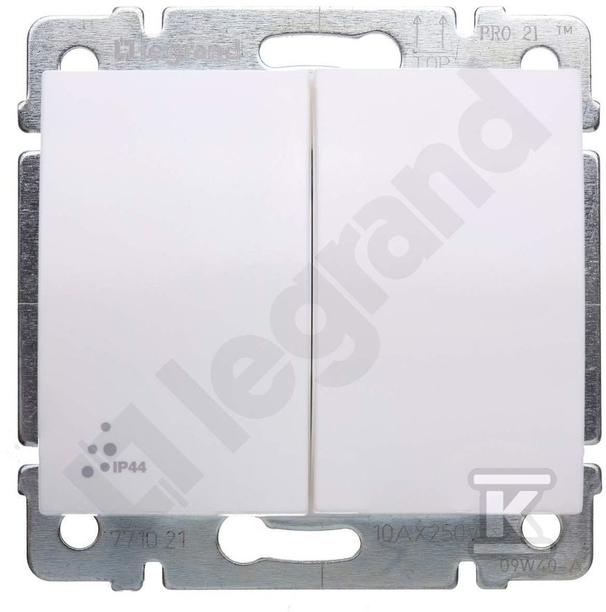 Candlestick switch IP44, Sistena Life mechanism 771021 - Onninen Wholesale