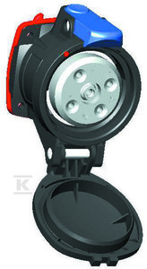 EX plug-in devices, explosion-proof current part - socket - 400V, 63A ...