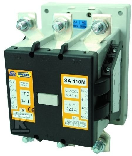 SA-110M/230V Contactor (2 make + 2 break) A53AA-01010200900 - Onninen ...
