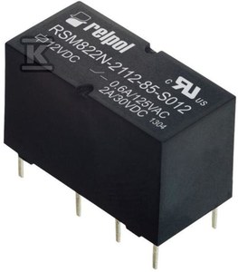 Subminiature relay RSM822N-2112-85-S012 monostable, 2 changeover ...