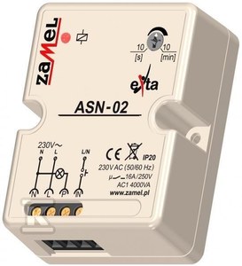 230V AC staircase timer Type: ASN-02 EXT10000012 - Onninen Wholesale