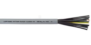 Przewód sterowniczy OLFLEX CLASSIC 110 4x1,5 żyły czarne numerowane ...