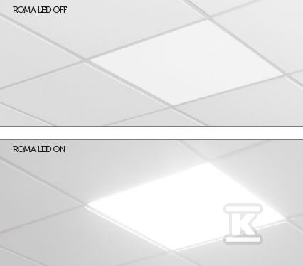 Recessed luminaire Roma LED 596x596 38W 4000K OPAL 4460lm white CE004 ...