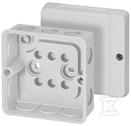 Junction box without terminals 88x47x88 5x2.5 qmm, IP55 DE 9320 Z ...