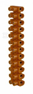 Terminal block, threaded, thermoplastic, LTF 12-2.5, orange 21210008 ...