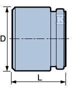 Flare fitting PVC pipe 200 / stoneware pipe 200 3017487 - Onninen Wholesale
