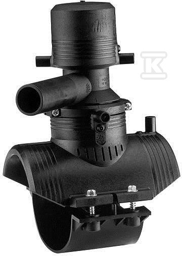 Electrofusion tapping clamp, DN90X40 PE100, SDR11, PN10 gaz/PN16 water ...