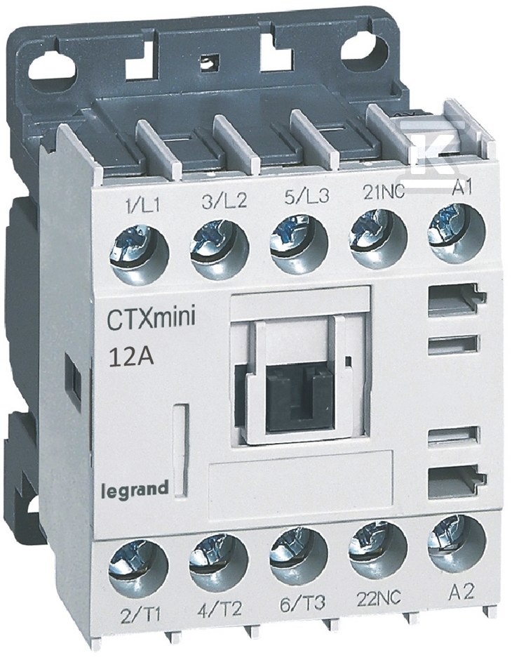 CTX3 MINI contactor 3P 12A 1NC 24V AC 417050 - Onninen Wholesale
