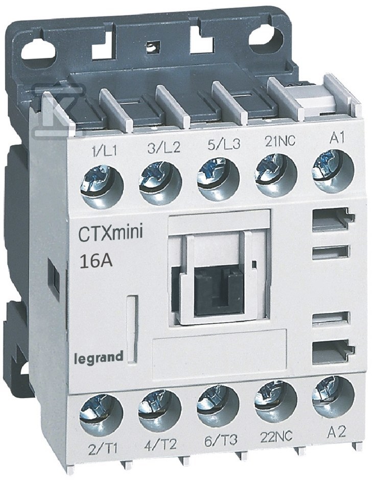 CTX3 MINI contactor 3P 16A 1NC 415V AC 417079 - Onninen Wholesale