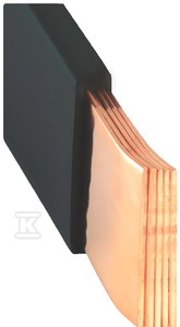 Insulated flexible busbar MMC 24x1x5 120mm² 2m MOFLEX 82181001 ...