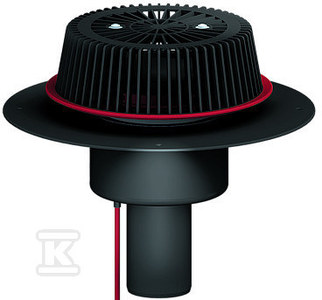 Emergency drain 62H FPO, heated SuperDrain (Dallmer) DN70 671547 ...