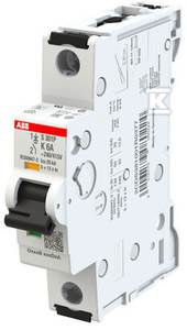 Wyłącznik nadmiarowo-prądowy, 1P, charakterystyka K, 6A, 25kA, AC | S301P-K6 2CDS381001R0377 ...