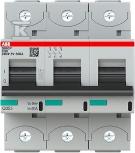 Wyłącznik nadmiarowo-prądowy S803P-C80 2CCG001232R0001 - Hurtownia Onninen