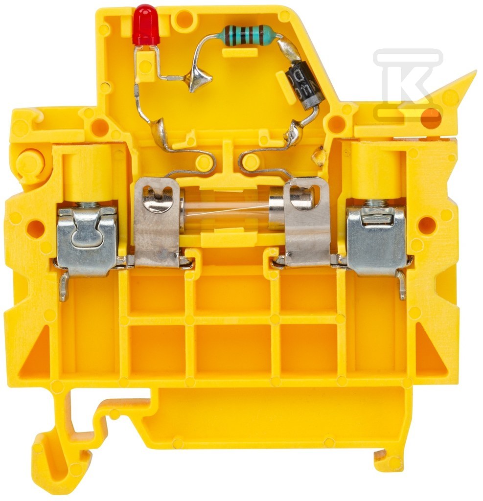 Yellow connector, yellow diode ZUG-BS1 24V A02-3311 - Onninen Wholesale