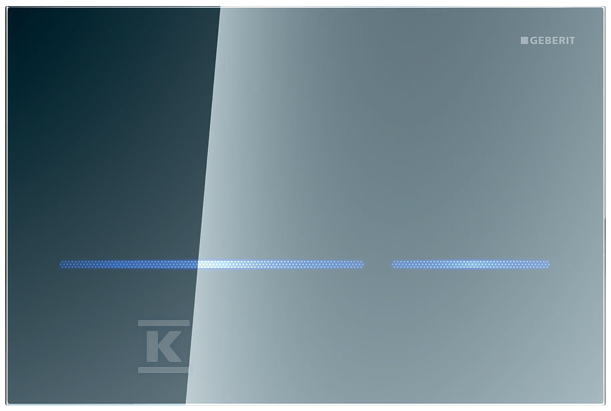 Elektroniczny zestaw uruchamiający WC Geberit, Sigma80, 12cm, szkło ...