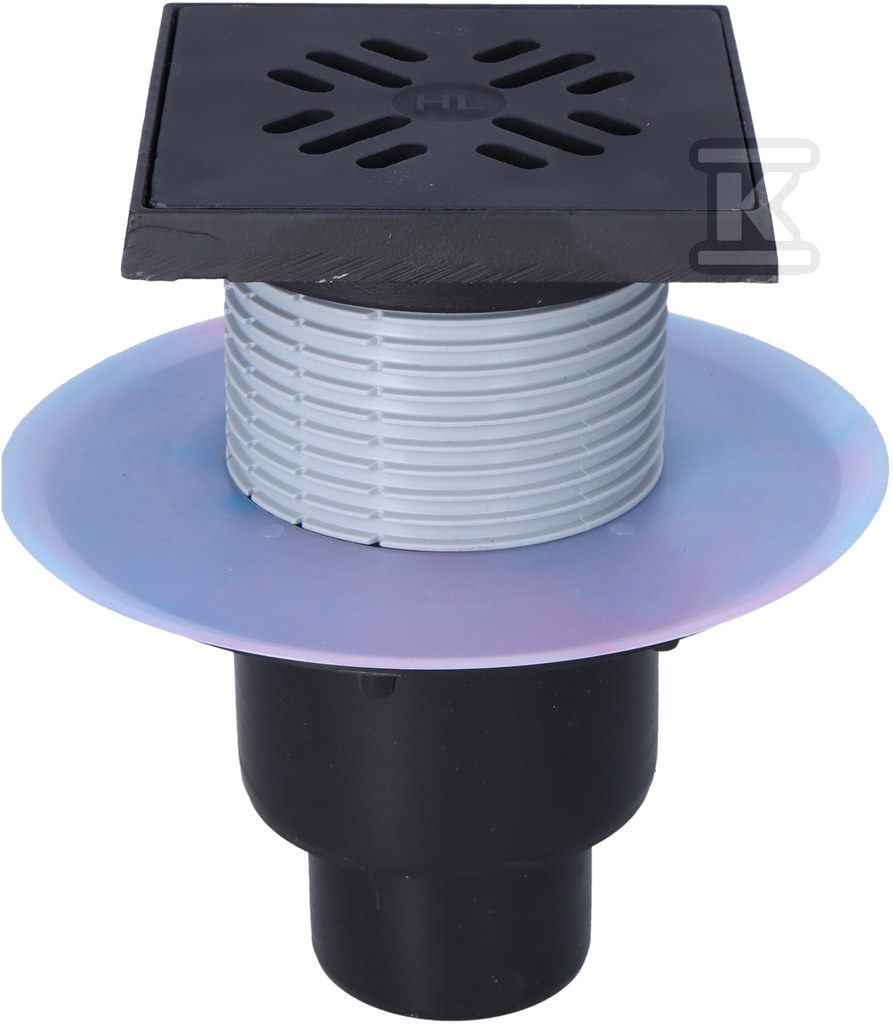 Ceiling drain DN50/75/110 vertical with connection flange, anti-odor ...