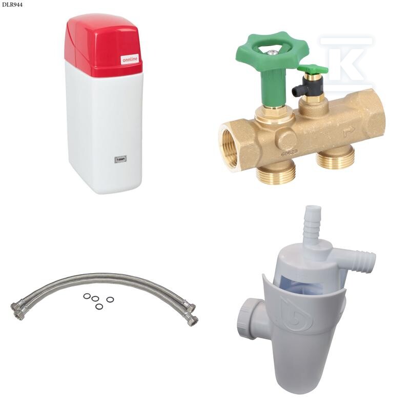 Zmiękczacz kompaktowy z elektronicznym sterowaniem objętościowym NEW ONNLINE 20 w zestawie razem ...