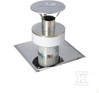 Flue outlet terminal DN 80/125 vertical for condensing and turbo ...