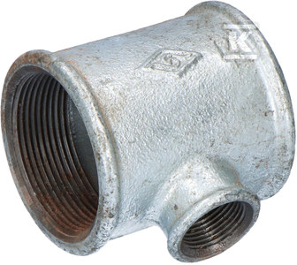 Reducing tee 2X3/4X2" galvanized B1, NR25, NR 130R 130-35V - Onninen ...