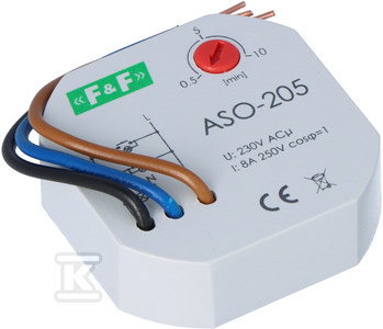 Staircase timer ASO-205 Un = 230V, I = 10A, 1 NO contacts, installation ...