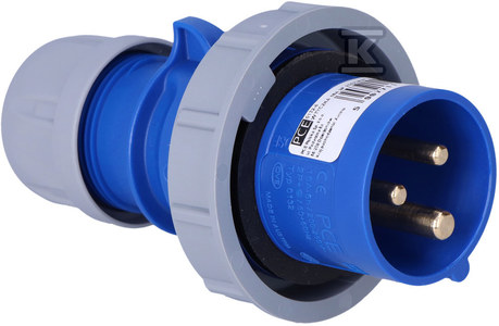 Shark plug 16A 230V 2P+Z IP67 0132-6 - Onninen Wholesale