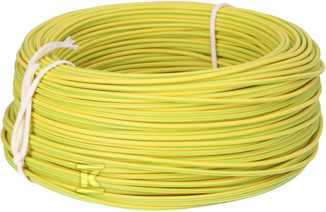 Flexible installation cable LGY 1.5 500V, yellow-green strand /100m/ G ...