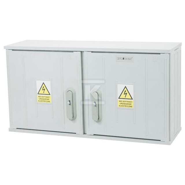 Obudowa termoutwardzalna lakierowana STN 80X42/2 - daszek płaski ...