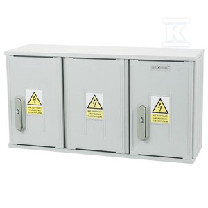 Obudowa termoutwardzalna lakierowana STN 80X42/2P/32- 320 mm, daszek ...