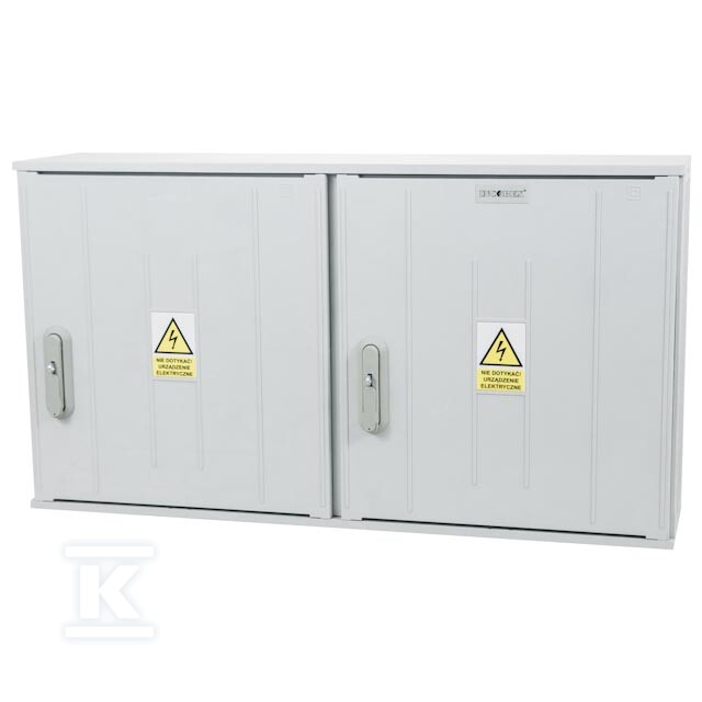 Obudowa termoutwardzalna lakierowana STN 106X58/2/32- 320 mm, daszek ...