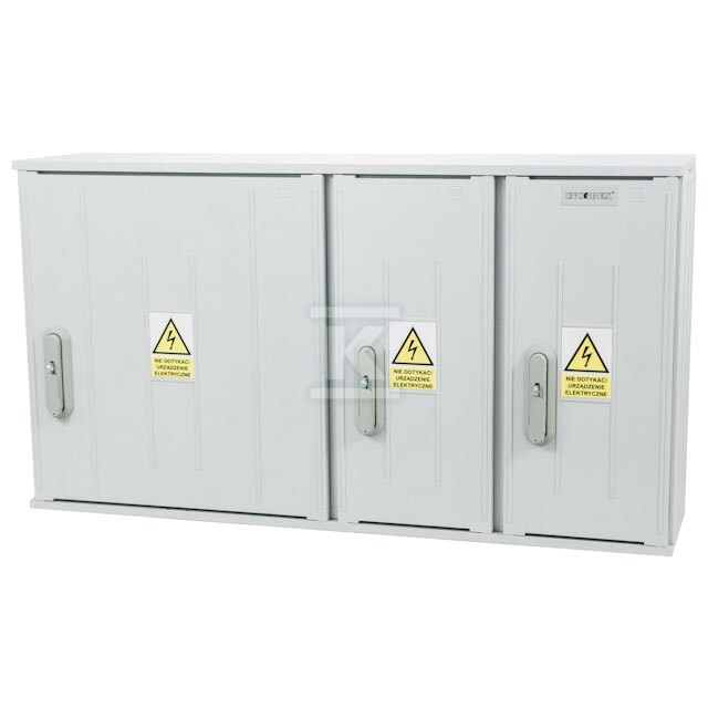 Obudowa termoutwardzalna lakierowana SSTN 106X58/3L /32- 320 mm, daszek ...