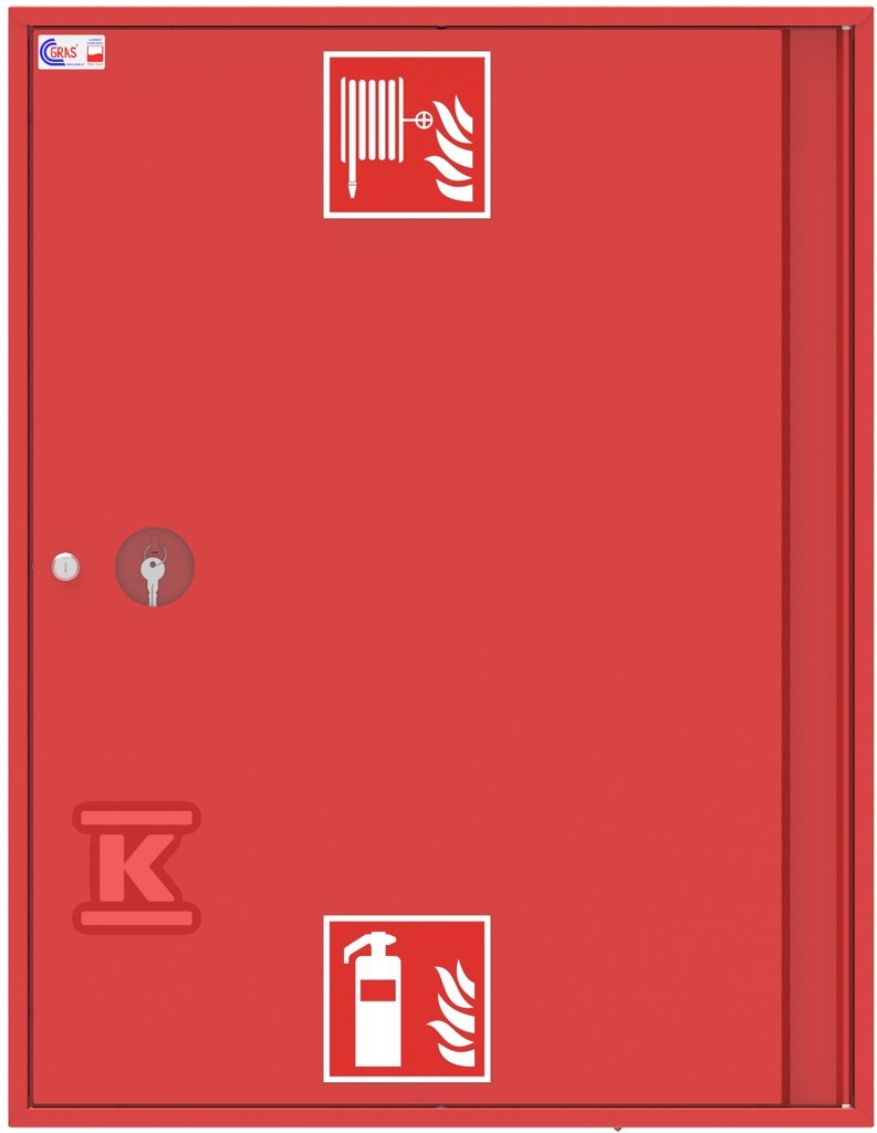 Internal hydrant DN25 with space for a fire extinguisher, surface ...