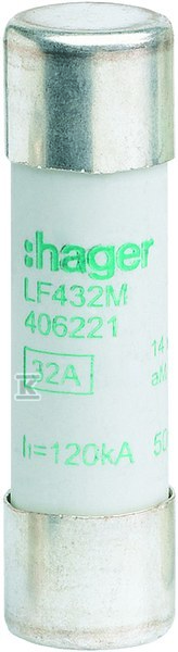 Cylindrical fuse link CH-14 14x51mm aM 32A 500VAC LF432M - Onninen ...