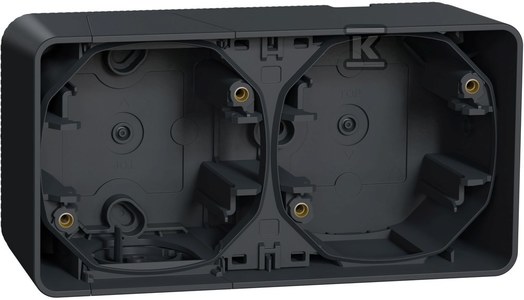 Mureva double horizontal wall base, anthracite color MUR37914 - Onninen ...