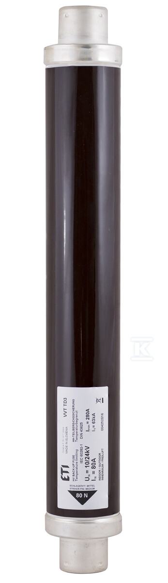 Fuse-link with striker VVC3 24kV/20A 004250009 - Onninen Wholesale