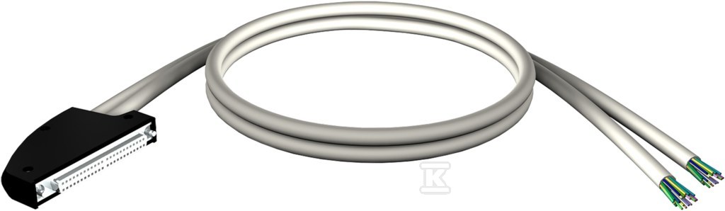 Zestaw kablowy, złącze 40 pin, 2 x luźne końcówki, do modułów wejść ...