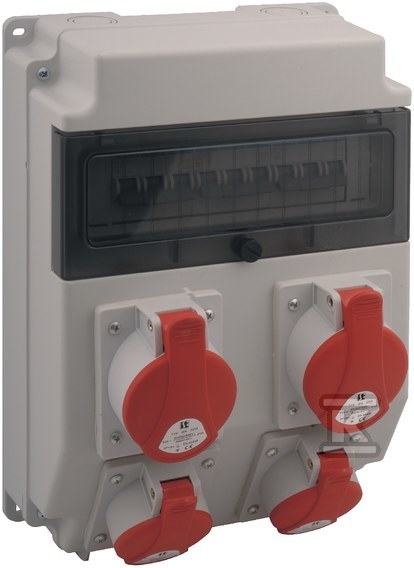 Low voltage distribution box 2x3F-16 A, 3F-32 A, 2x5x32A, 2x5x16A ROS11 ...