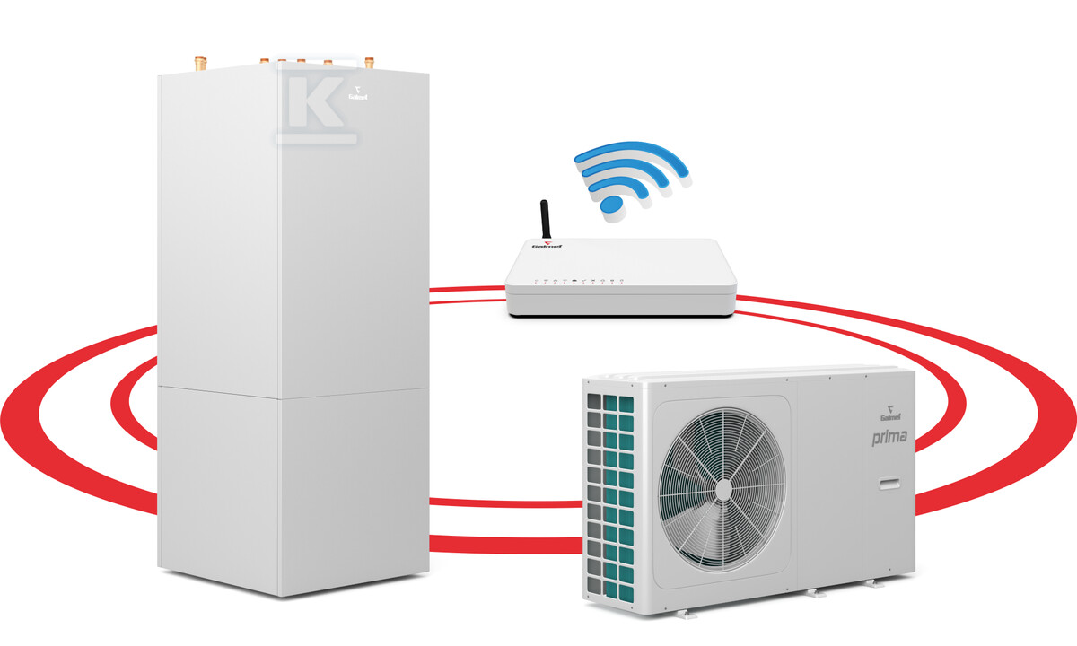Pompa ciepła powietrzna monoblok Prima 10GT - 10 kW, 1 fazowa, 230 V R32 szafa hydrauliczna ...