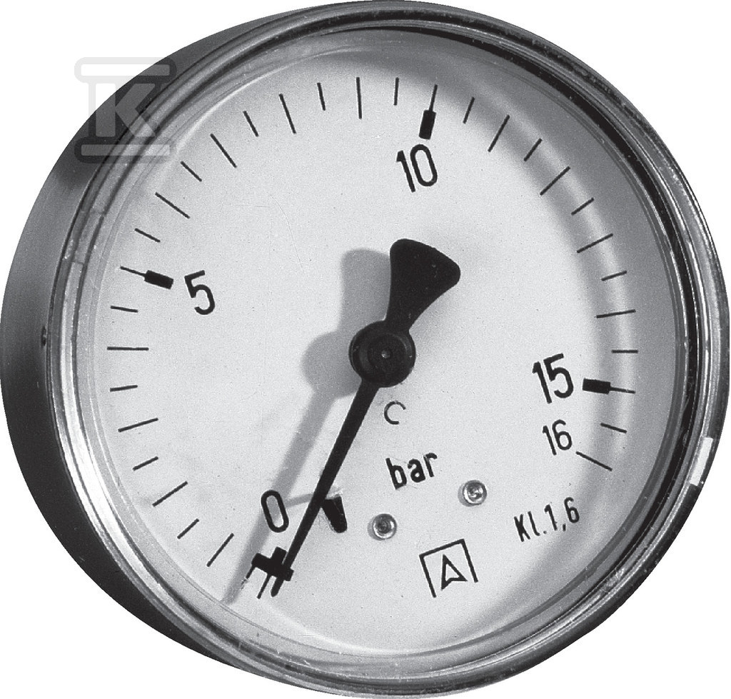 Manometr 0-16 Bar NG63 R 1/4 cala 2028692 - Hurtownia Onninen