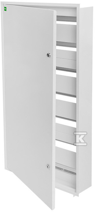 Metal flush-mounted switchboard with lock KRAFT 7x24 PE+N IP30 4007-00 ...