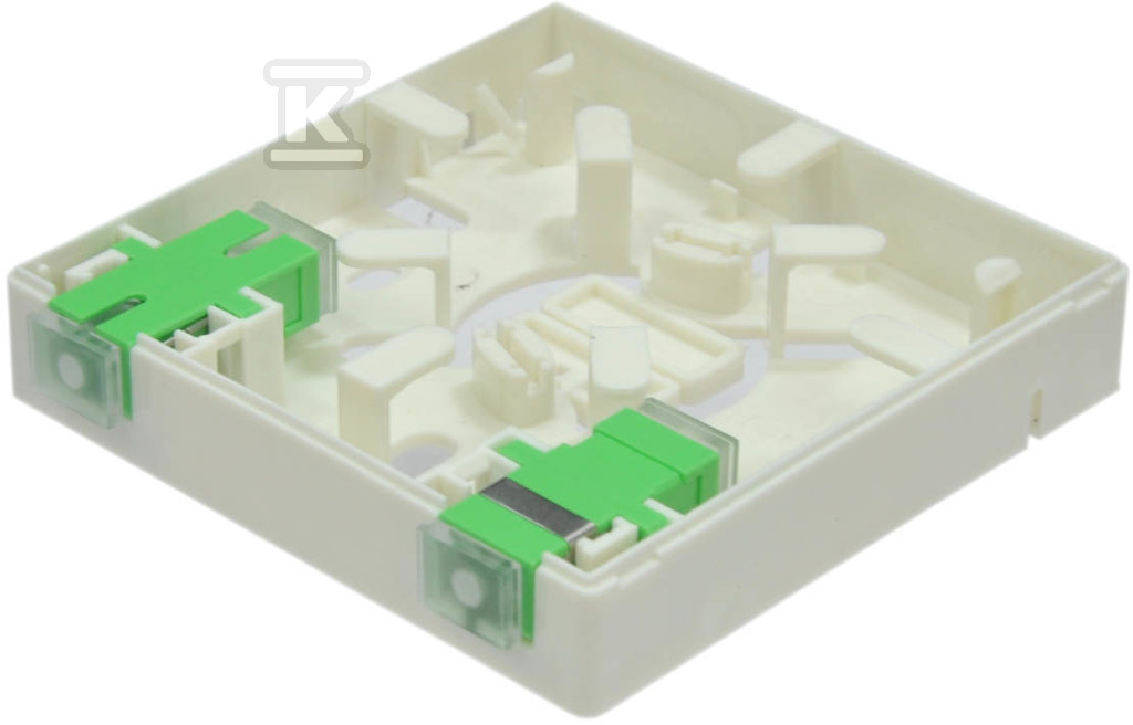 Gniazdo optyczne FTTH 2F, BOX-2C (2xSC) 26599 - Hurtownia Onninen